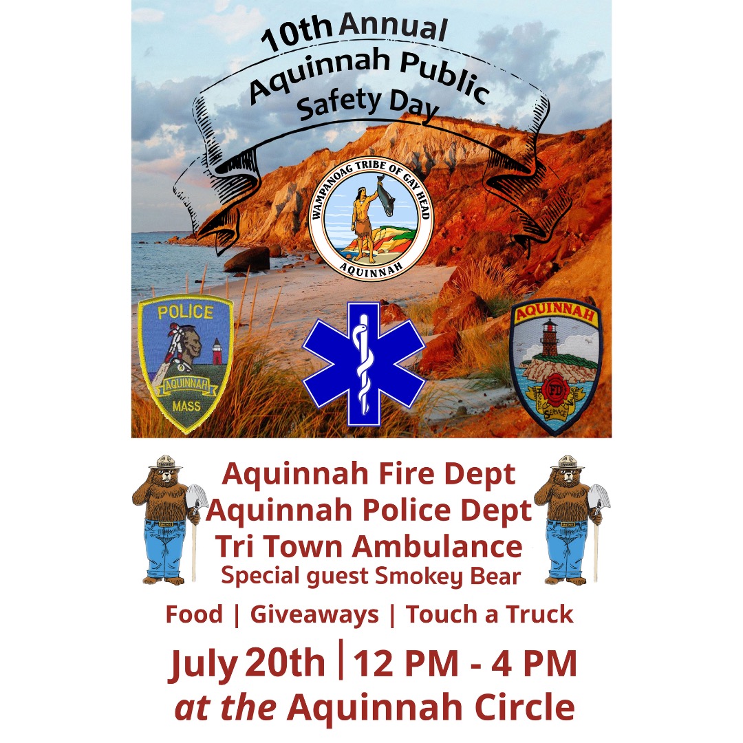 Aquinnah Police Department Announces 2024 Aquinnah Public Safety Day ...